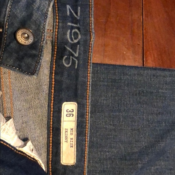 Zara | Jeans | Mid Rise Skinny Denim Zara Jeans Size 4 38 Inch | Poshmark